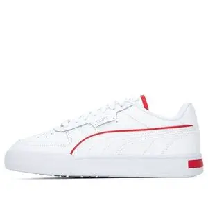 PUMA Caven Dime Low Top Sneakers - White/red