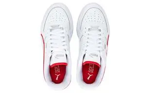 PUMA Caven Dime Low Top Sneakers - White/red