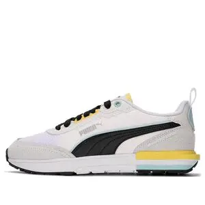 PUMA PUMA R22 "White Black Vaporous Grey" Sneakers Whiteyellow