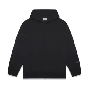Fear Of God Full Zip Hoodie - Black
