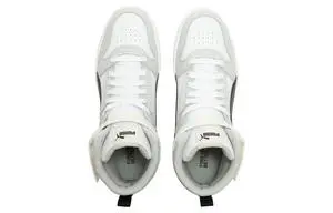 PUMA Rbd Game High Top Sneakers - White/gray/black