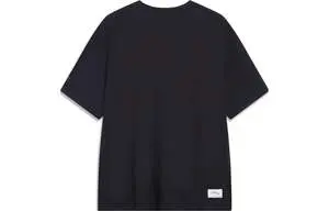 LI-NING Sport Sweat-absorbent Comfortable Tee 'black Multi