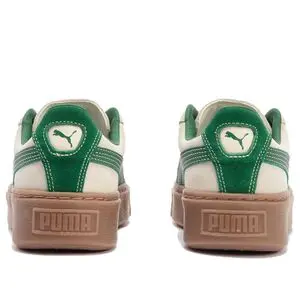 PUMA Suede Platform Sneakers - Beige/green