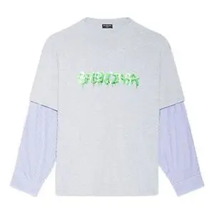 Balenciaga Slime Logo Layered T-shirt - Grey