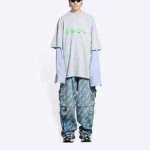 Balenciaga Slime Logo Layered T-shirt