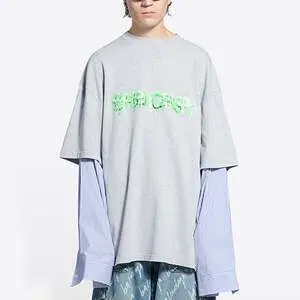 Balenciaga Slime Logo Layered T-shirt - Grey