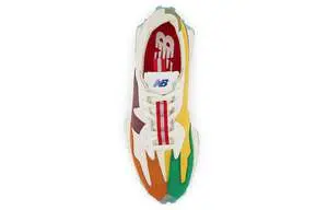 NEW BALANCE 327 - White/yellow/orange