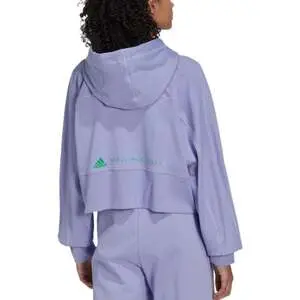 Adidas Stella Mccartney Cropped Hoodie - Purple