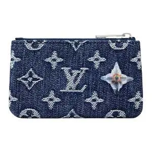 LOUIS VUITTON Pochette Clés Monogram Denim Pouch