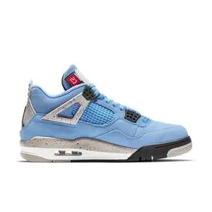 JORDAN 4 Retro "university Blue" Sneakers - University Blue/tech Grey/white
