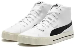 PUMA Ever Mid High Top Sneakers - White/black