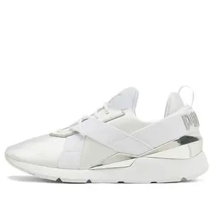PUMA Muse X3 Low Top Sneakers - White/silver