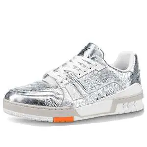 LOUIS VUITTON LOUIS VUITTON Trainer Sneakers Silver/white/orange