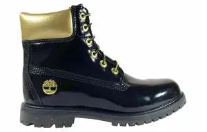 Timberland 6-inch Waterproof Lace-up Boots - Black/gold