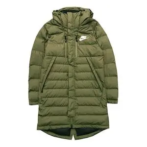 Nike Long Down Fill Parka - Green