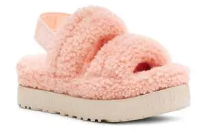 UGG Oh Fluffita Shearling Slides - Light Pink