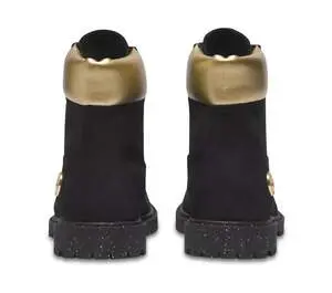 Timberland Heritage 6-inch Waterproof Lace-up Boots - Black/gold