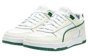 PUMA Rbd Game Low Ivory Sneakers - White/green