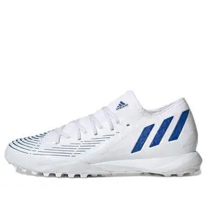 Adidas Predator Edge.3 L Tf Football Boots - White/blue