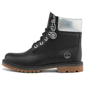 Timberland Heritage Inch Waterproof Boots - Black/brown/silver
