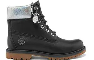 Timberland Heritage Inch Waterproof Boots - Black/brown/silver
