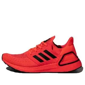 Adidas Ultra Boost 20 Low Top Athletic Sneakers - Red/black