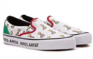 VANS X Aries Og Classic Slip-on Sneakers - White
