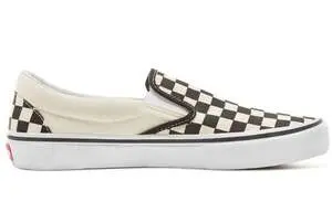 VANS Checkerboard Slip-on Pro Low Top Sneakers - Black