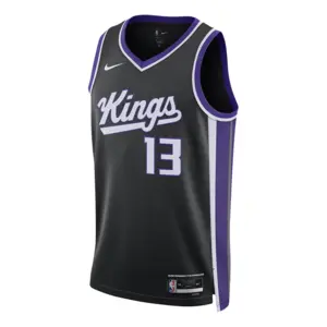 Nike Dri-fit Nba Swingman Jersey Sacramento Kings Keegan Murray Icon Edition - Black