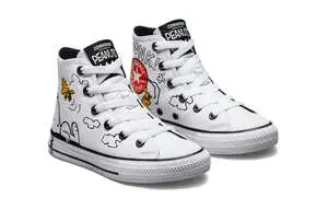 CONVERSE Chuck Taylor All Star High Top Sneakers - White/black/red