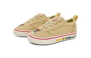 VANS Old Skool Elastic Lace X One Piece Straw Multi Sneakers