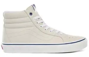 VANS Sk8-hi Reissue Butter Leather High-top Sneakers - White