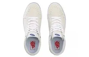 VANS Sk8-hi Reissue Butter Leather High-top Sneakers - White