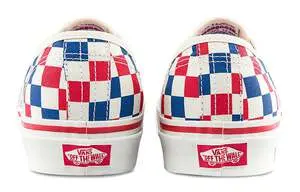 VANS Authentic 44 Dx "mongoose Red Blue Checkerboard - Multi-color