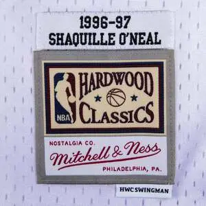 Mitchell & Ness X Nba La Lakers 1996-97 Swingman Jersey Shaquille O'neal 34 - Light Purple