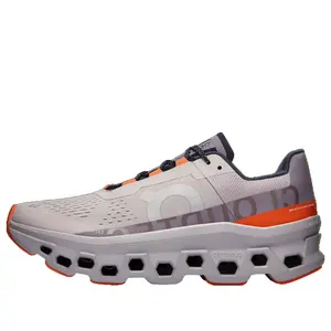 On On Running Cloudmonster Sneakers Pearl/orange