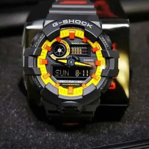 Casio G-shock Analog-digital Watch - Black/yellow