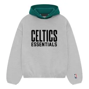 Fear Of God X Nba Celtics Hoodie - Light Heather
