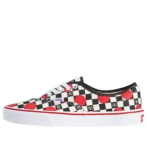 VANS X Valentino Garavani Authentic 'checkerboard Big Dots' Sneakers - Black/white/red