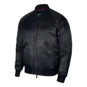 JORDAN Sportswear J-1 Ow Camo Bomber Jacket - Black