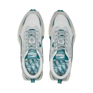 PUMA Rider Fv 'vacation Grey Green Lagoon' Sneakers - Feather Grey/green Lagoon