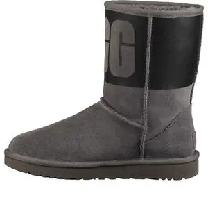 UGG UGG Classic Short Rubber Boots Gray