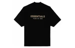 Fear Of God Fw23 V-neck T-shirt - Jet Black