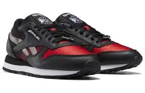 REEBOK Anuel Aa X Classic Leather "the Sky Above The Street" Low Top Sneakers - Blackred
