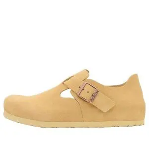 BIRKENSTOCK London Suede Leather Shoes - Yellow