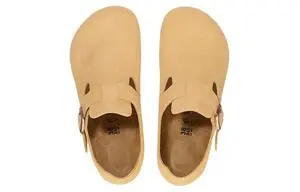 BIRKENSTOCK London Suede Leather Shoes - Yellow