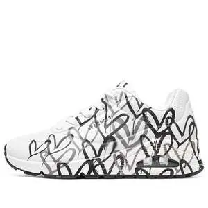 Sketchers Uno Spread The Love Sneakers - White/black/gray