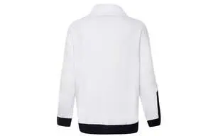 CONVERSE Pullover With Stand Collar And Logo Detail - White