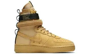 Nike Sf Air Force 1 High "wheat" Sneakers - Tan