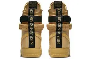 Nike Sf Air Force 1 High "wheat" Sneakers - Tan